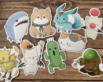 Final Fantasy VII Remake Pixel Art Stickers Cloud Strife, Sephiroth ...