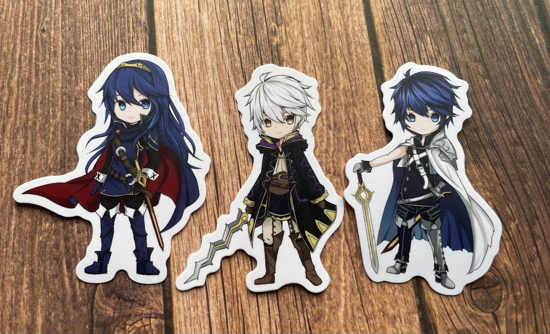 Fire Emblem: Lucina, Robin, Chrom Vinyl Sticker Set - Etsy