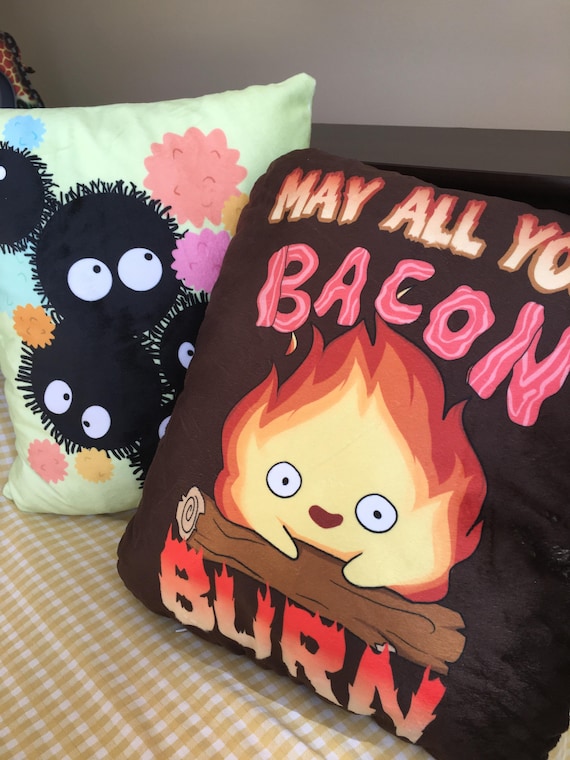 Calcifer & Soot Sprite Pillows | Etsy Denmark