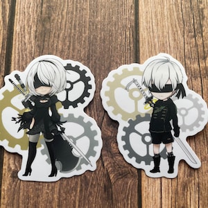Nier: Automata Vinyl Stickers - Etsy