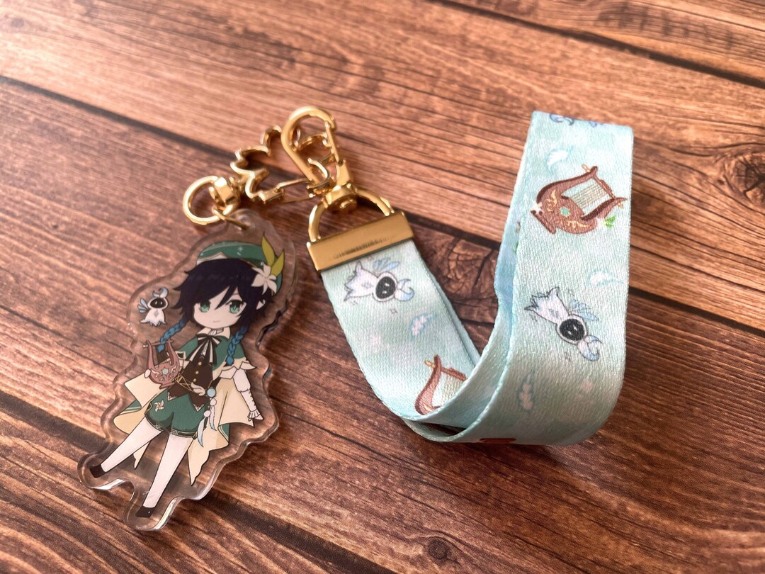 Genshin Impact: Venti Lanyard & Keychains - Etsy