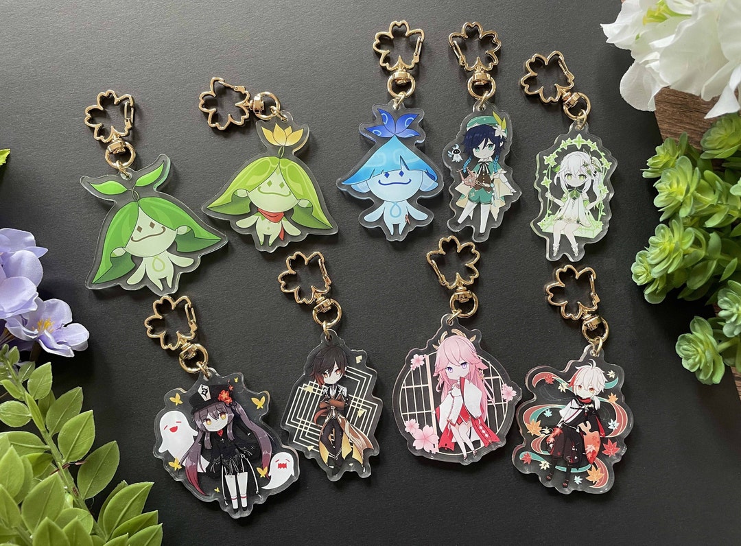 Genshin Impact: Acrylic Keychains - Etsy