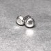 Silver Pebbles. Handmade Small Sterling Silver Pebble Studs. - Etsy