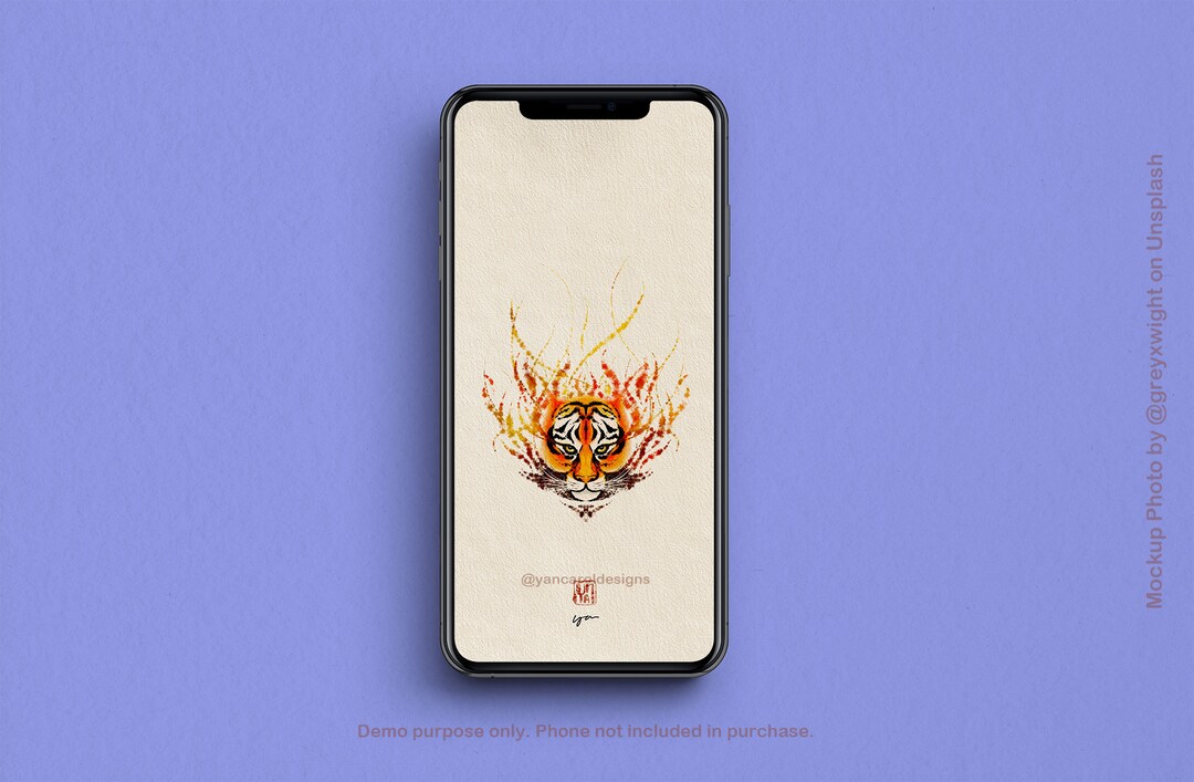 Phone Wallpaper | Fancy Tiger Lock Screen Wallpaper, Mobile Screen ...