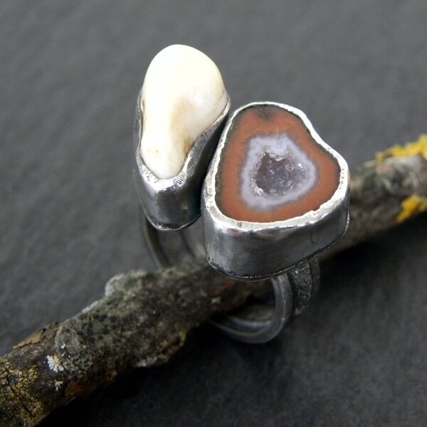 Geode Ring - Etsy