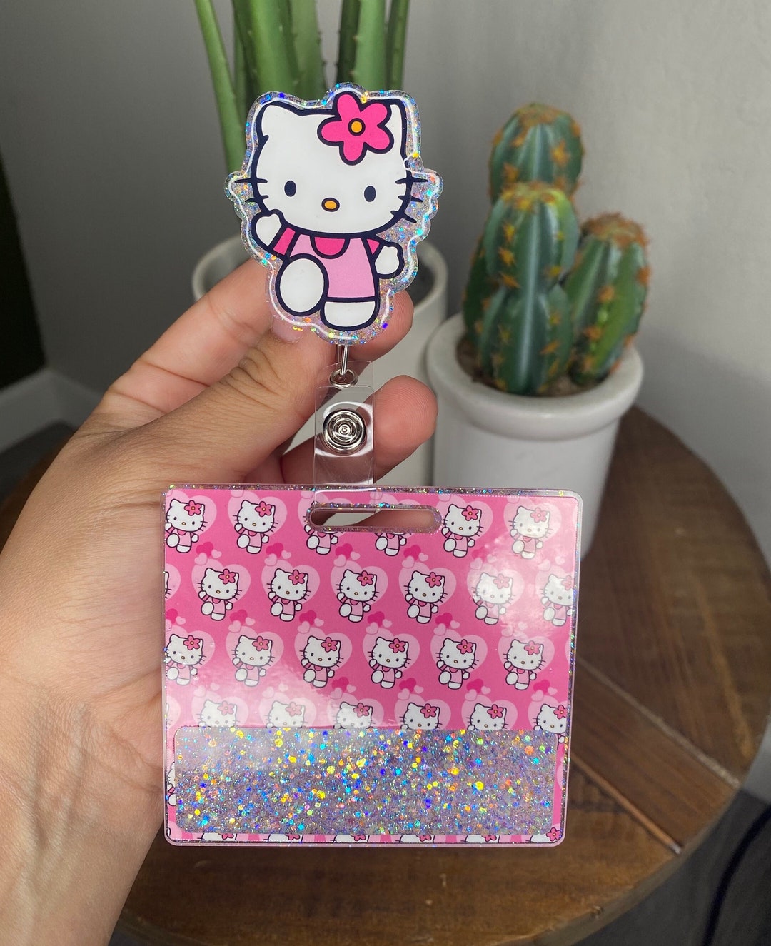Cute Kitty Badge Reel & Badge Buddy - Etsy