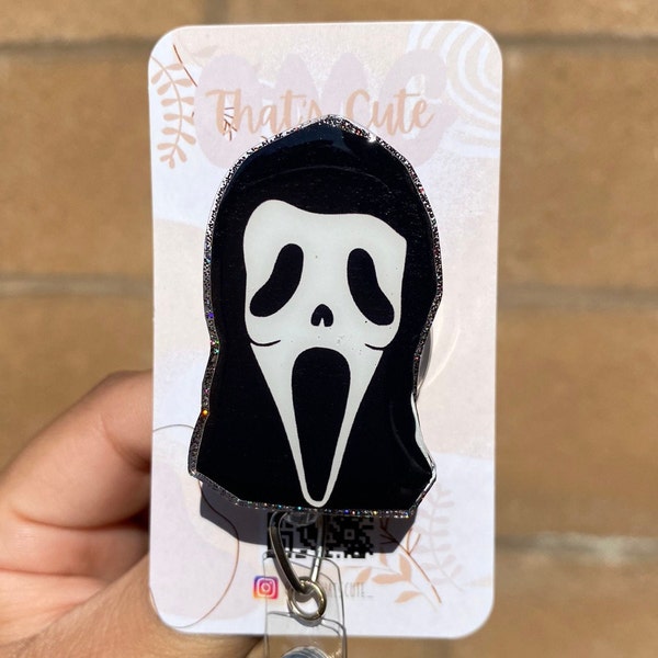 Ghostface Badge Reel - Etsy