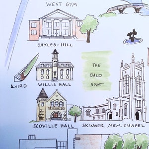 Carleton College Map Color Print, Northfield Minnesota Map, Map Art - Etsy