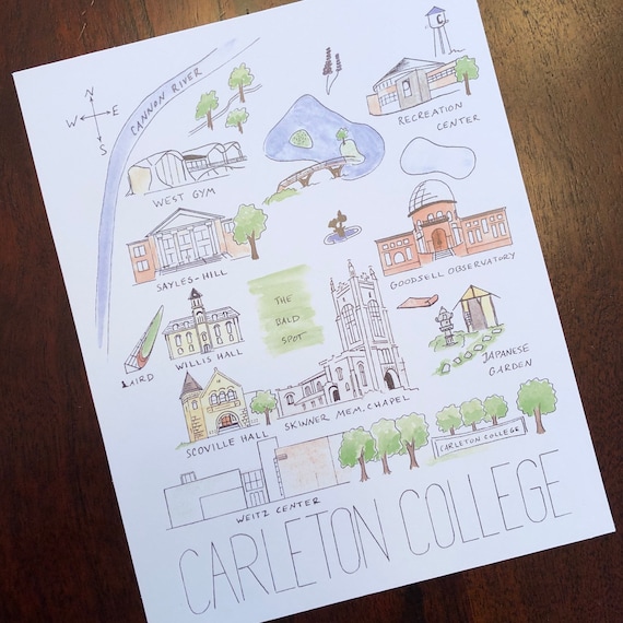 Carleton College Campus Map