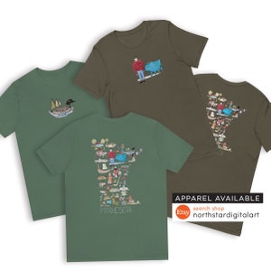 Black and White Minnesota Map Art Minneapolis St Paul MN Map Art State ...