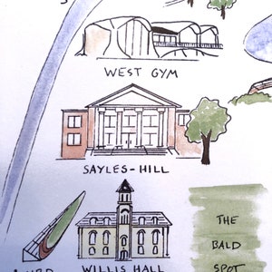 Carleton College Map Color Print, Northfield Minnesota Map, Map Art - Etsy