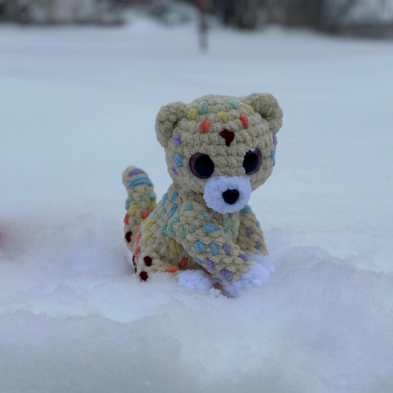 CHEETAH Crochet Pattern 3-in-1 Beginner Cute Amigurumi Plushie - PDF ...