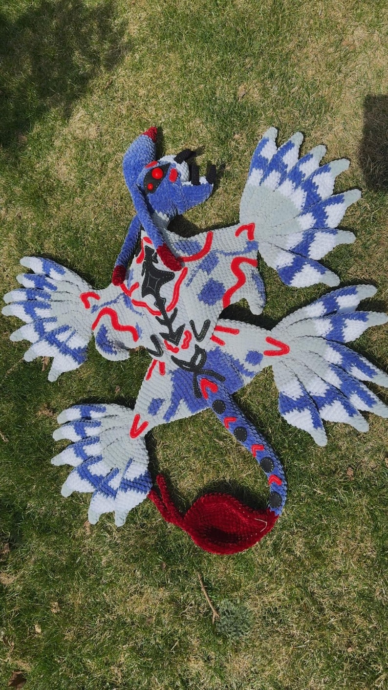 ASH Dragon and Chief Dragon Crochet Pattern 2 in 1 – Intermediate ...