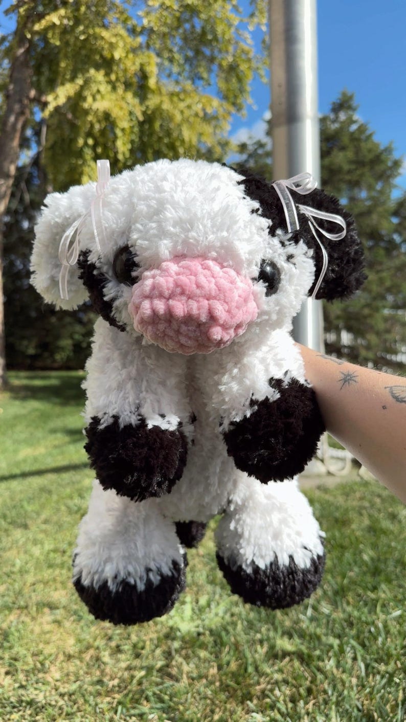 COW Crochet Pattern Intermediate Cute Amigurumi Plushie - PDF Floppy ...