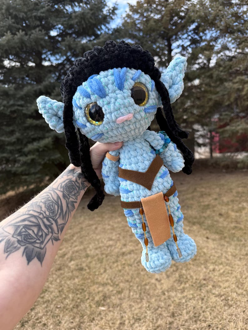 BLUE ALIEN Crochet Pattern – Intermediate Amigurumi Plushie (PDF ...