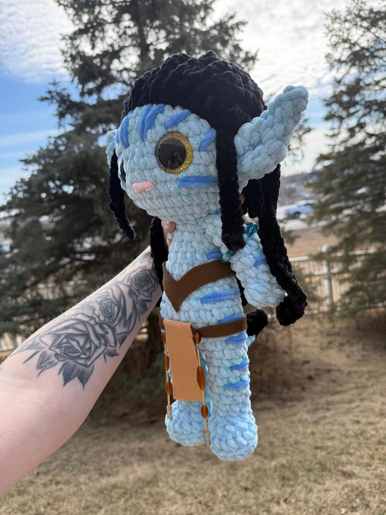 BLUE ALIEN Crochet Pattern – Intermediate Amigurumi Plushie (PDF ...