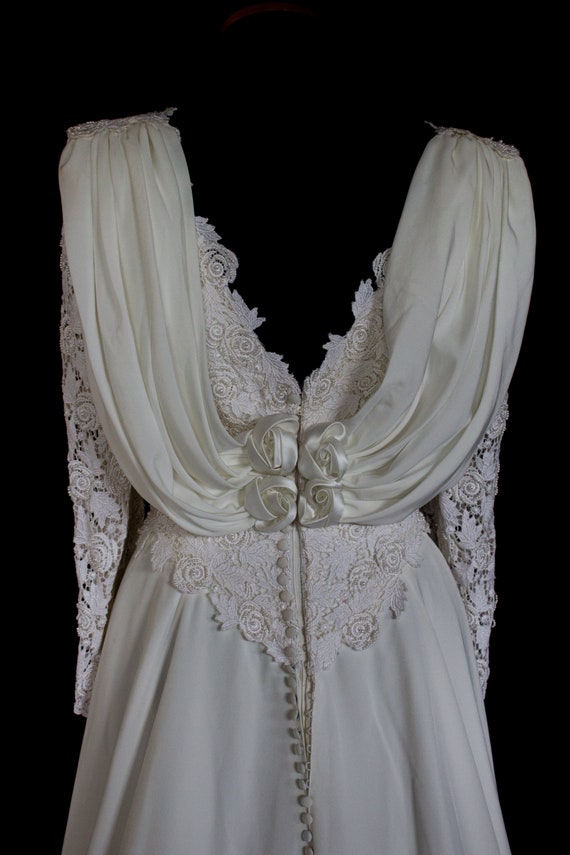 148 - Back to the 80's! Vintage 80s wedding dress/Ori… - Gem