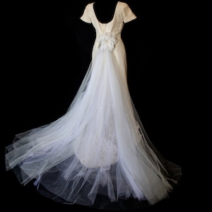 169 - Praise to Elegance Vintage Wedding Dress Lorenzo Riva/sheath ...