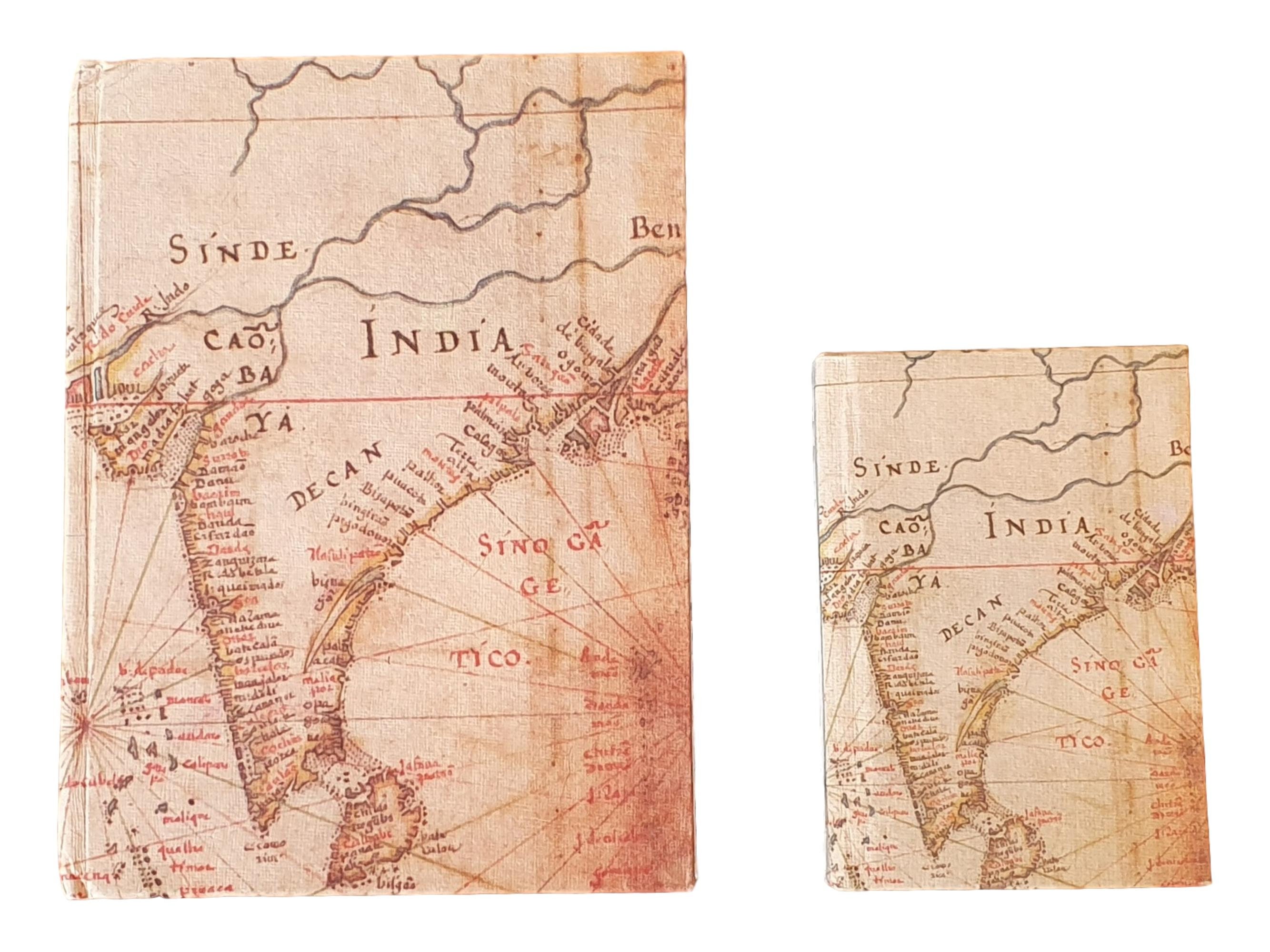 Map of India Notebook with Recycled Paper | Etsy