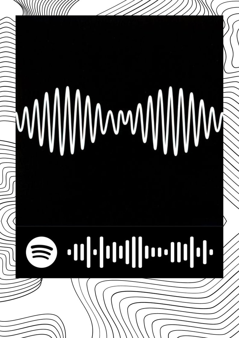I Wanna Be Yours Arctic Monkeys Spotify Poster - Etsy