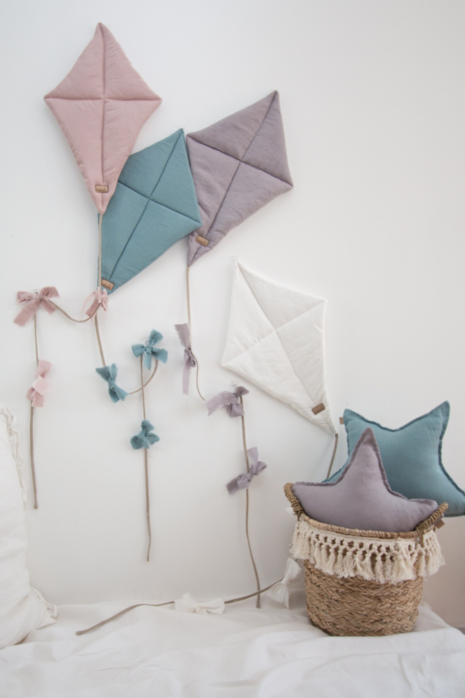 LINEN KITE to Kids Room Decoration Wall Decor to Kids Room - Etsy