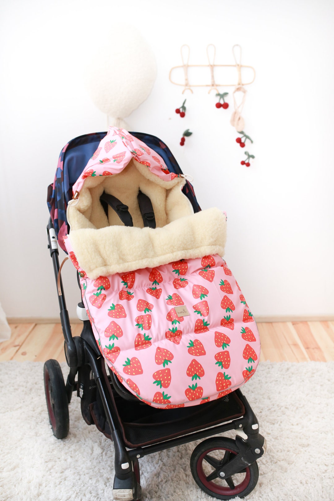 Sheep Wool Footmuff, Velvet Stroller Footmuff, Universal Pram ...