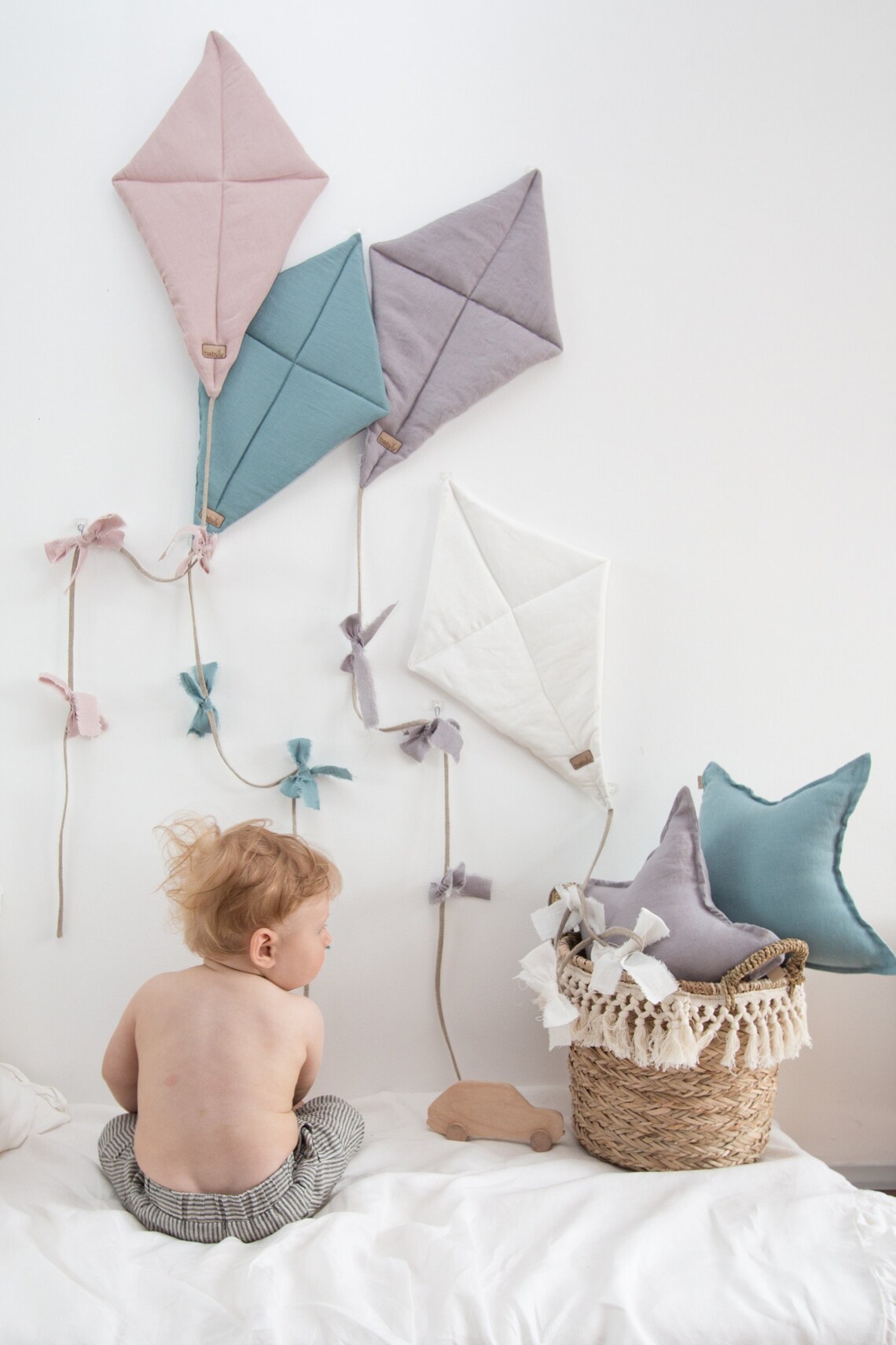 LINEN KITE to Kids Room Decoration Wall Decor to Kids Room - Etsy
