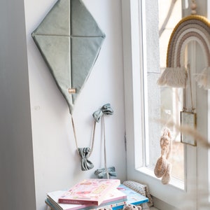 KITE Wall Decoration to Kids Room Velvet Hanging Decor, Child's Room ...