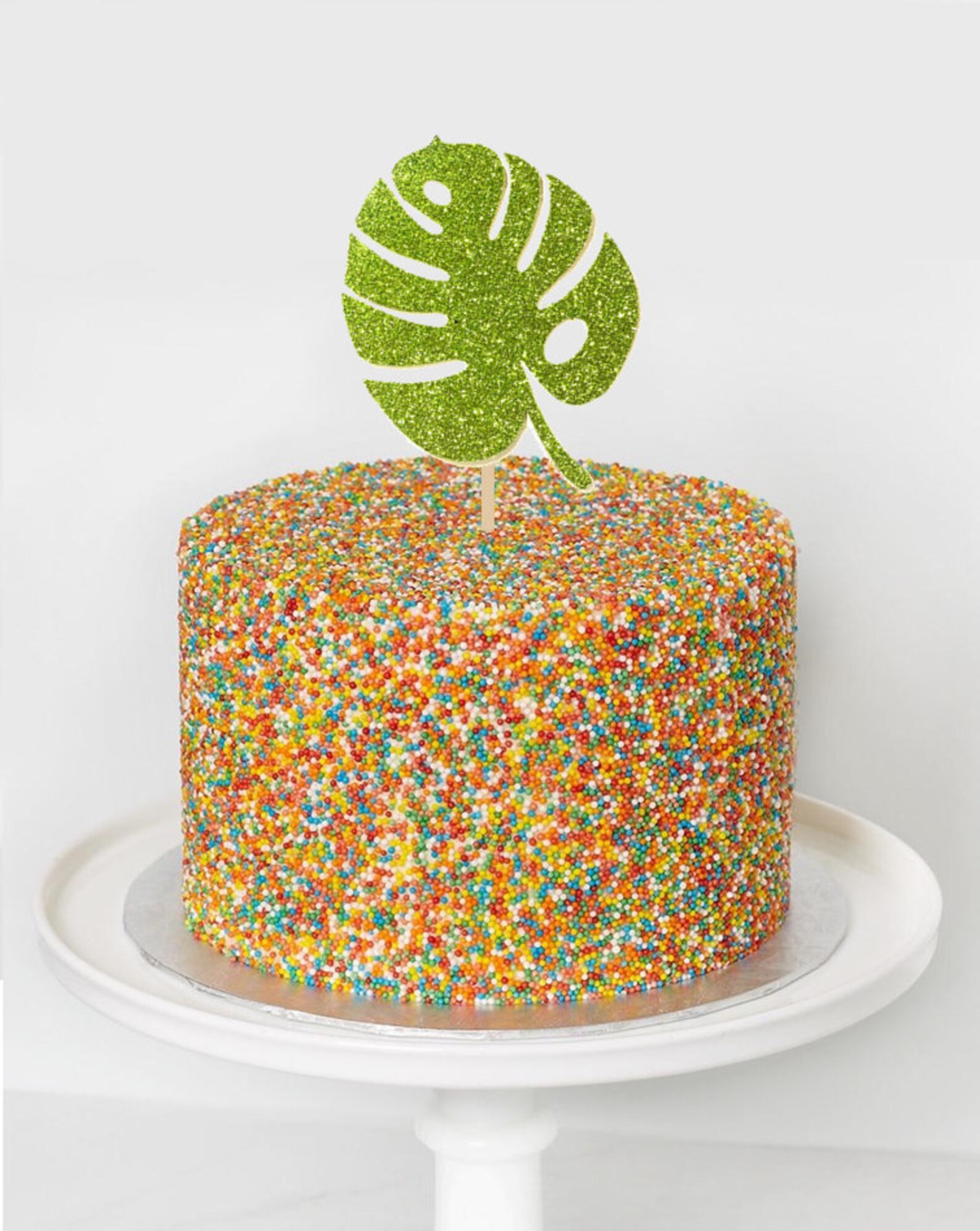 Monstera Leaf Cake Topper Tropical Leaf Cake Topper TROPICAL - Etsy