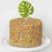 Monstera Leaf Cake Topper, Tropical Leaf Cake Topper, TROPICAL Birthday ...