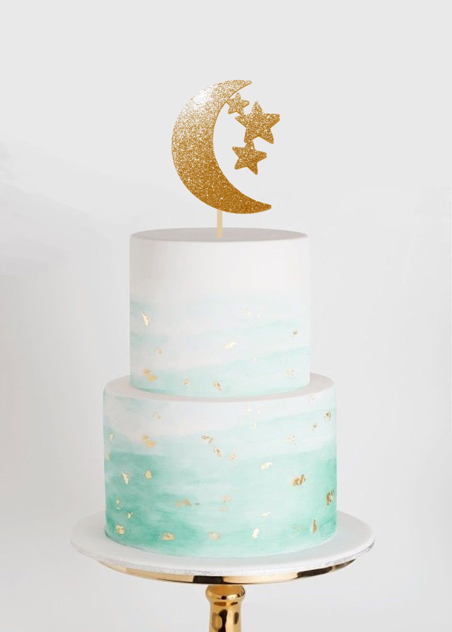Moon and Stars Cake Topper Moon Cake Topper Stars Cake - Etsy Canada