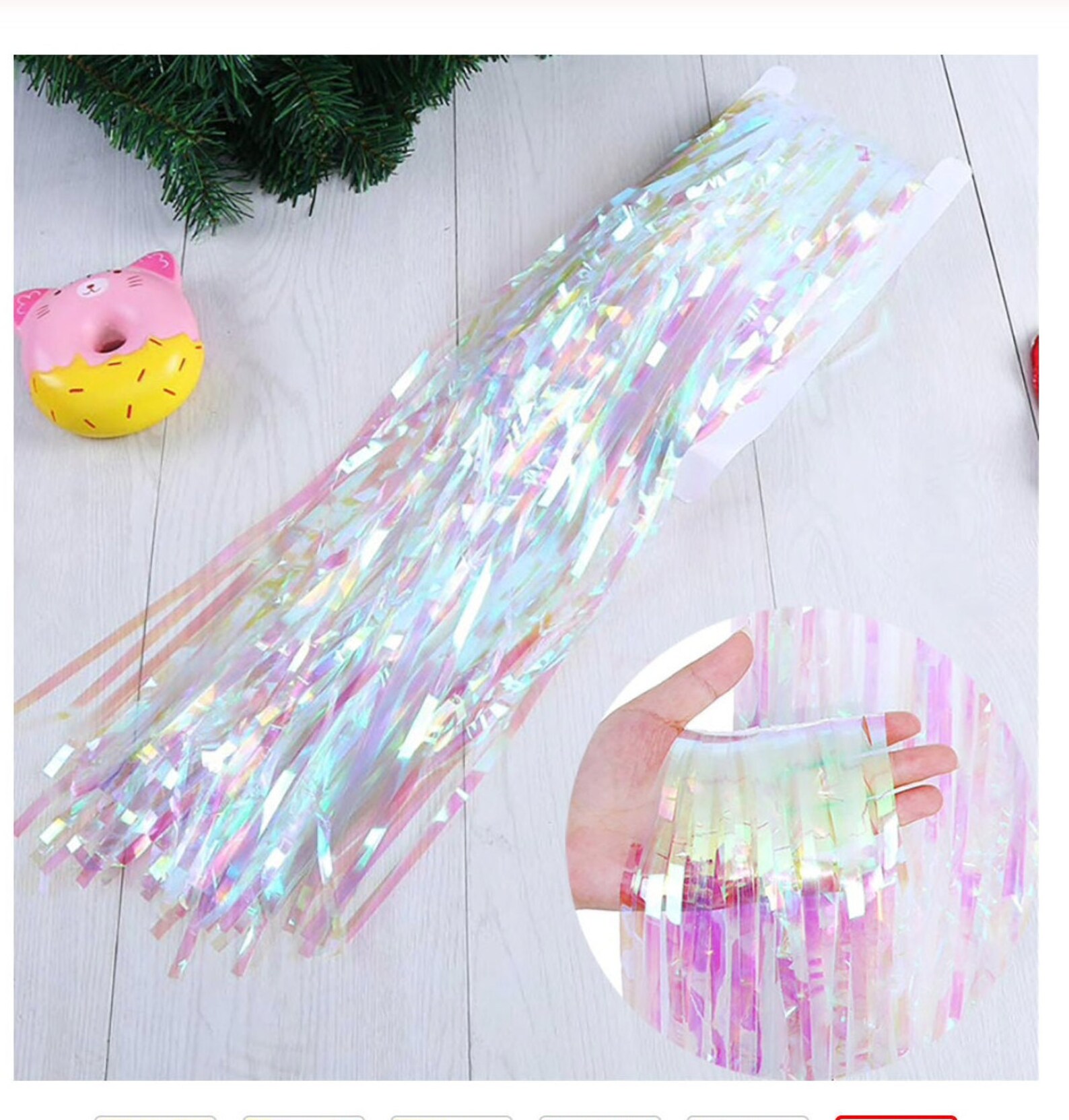 Pink Iridescent Fringe Party Backdrop Curtainstinsel Fringe - Etsy Canada