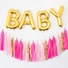 Gold Letter Balloon Banner, Gold Foil Balloons, Gold Balloon, Gold ...