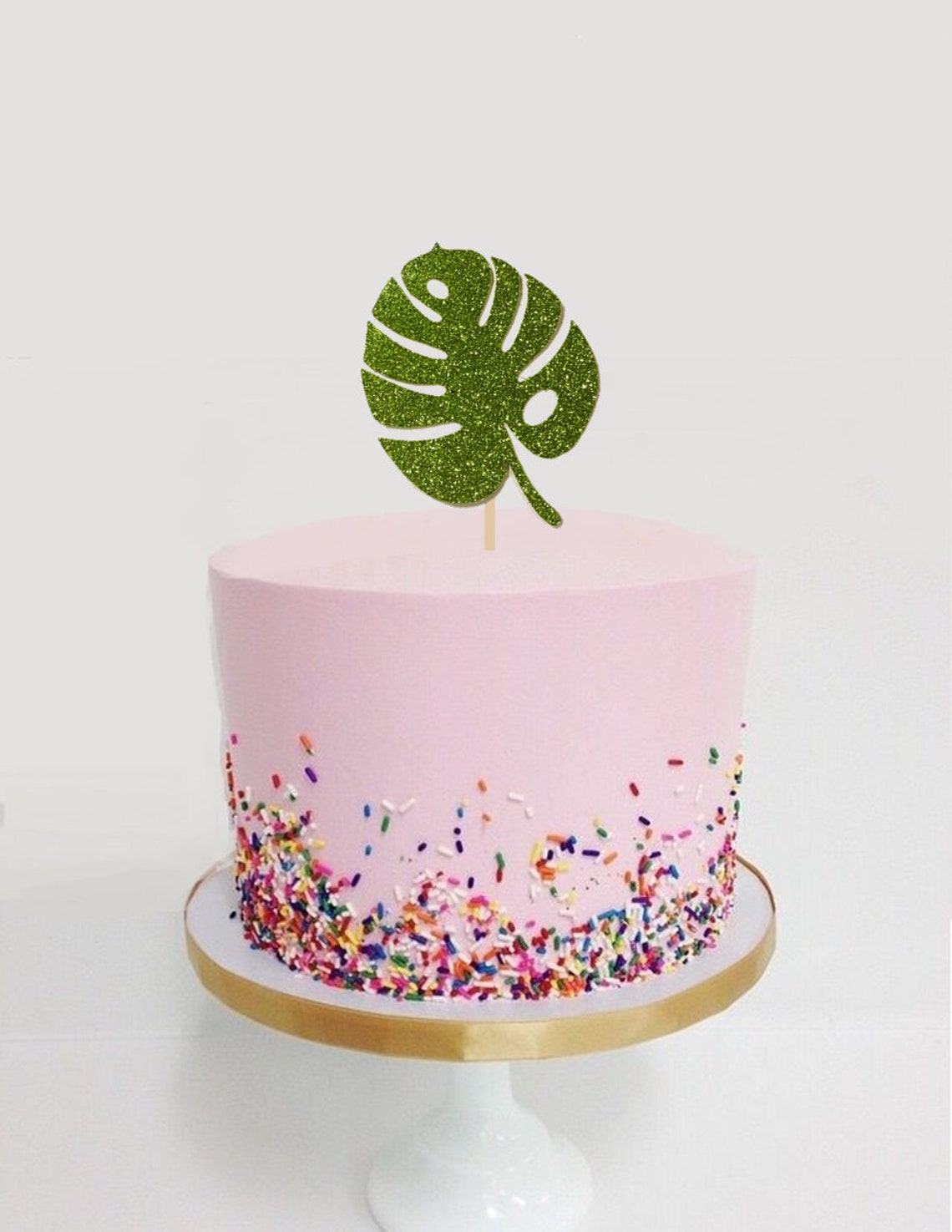 Monstera Leaf Cake Topper Tropical Leaf Cake Topper TROPICAL - Etsy