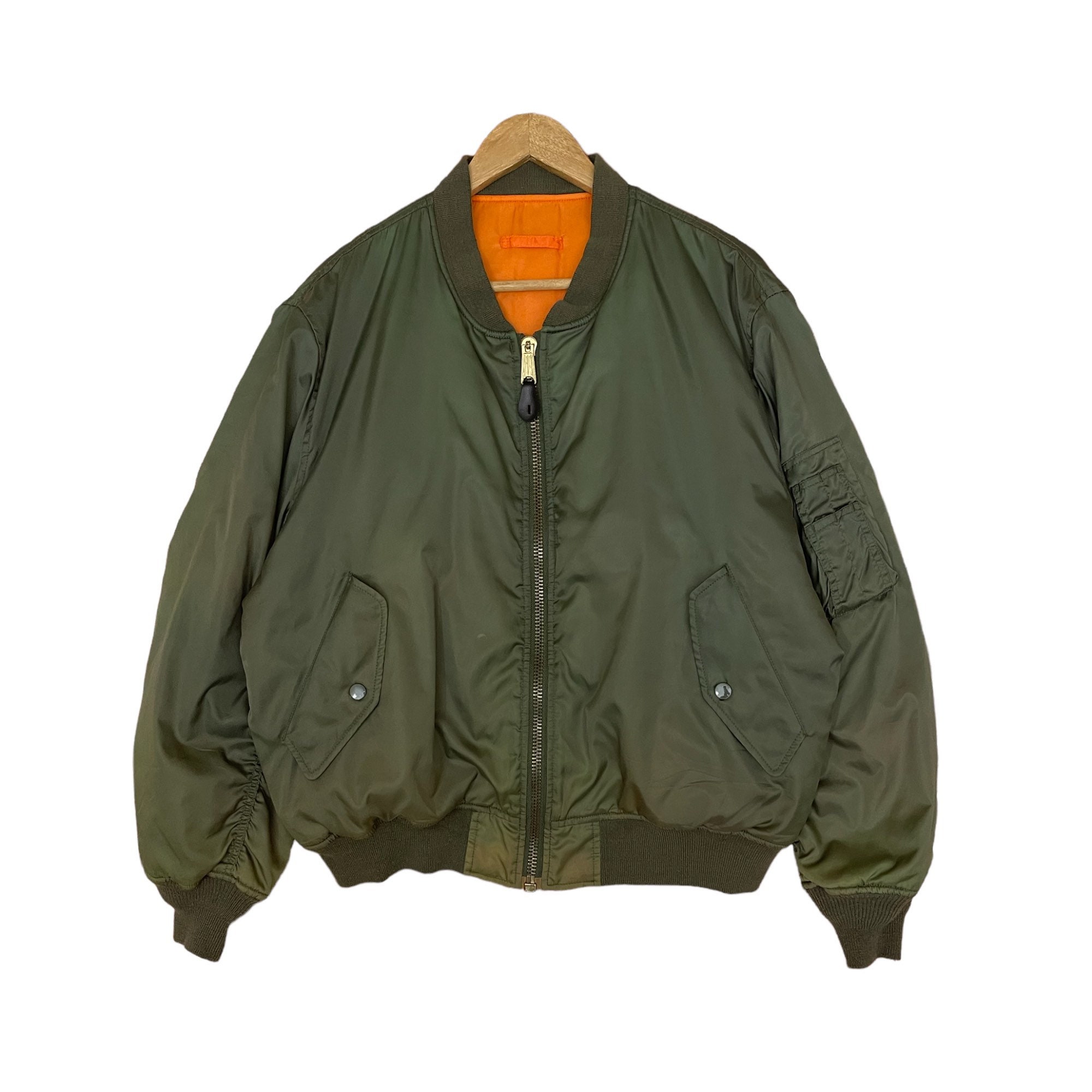 Hot Sale Rare Vintage Flight Jacket MA-1 Jacket Vintage Military Bomber ...