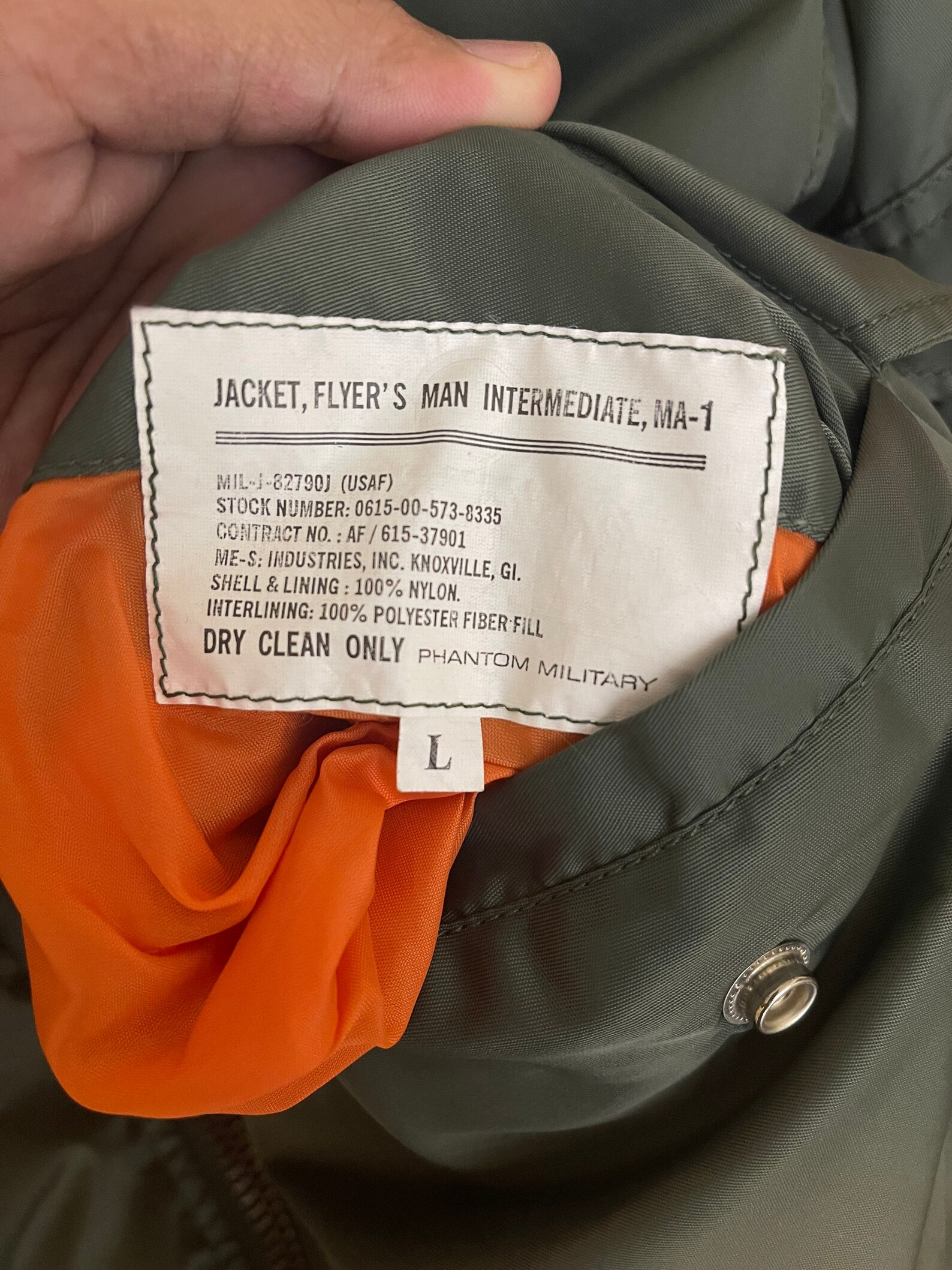 Hot Sale Rare Vintage Flight Jacket MA-1 Jacket Vintage Military Bomber ...