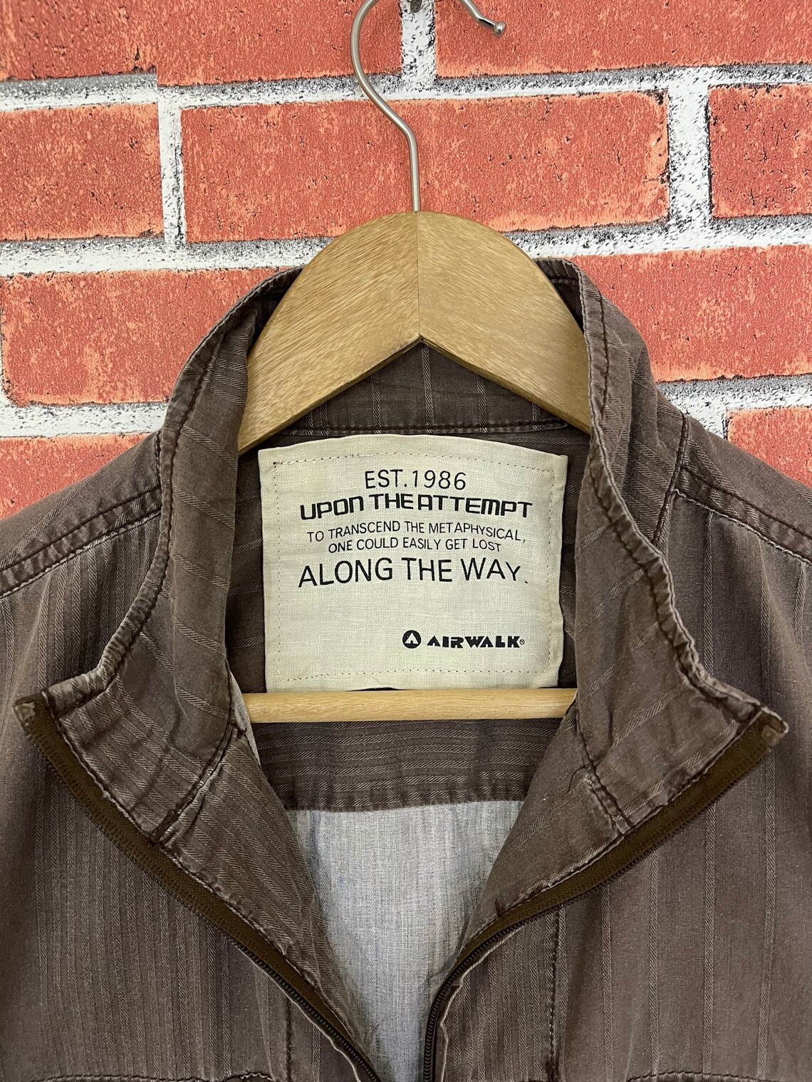 Vintage Airwalk Jacket Multiple Pocket Full Zipper Skateboarding Jacket ...