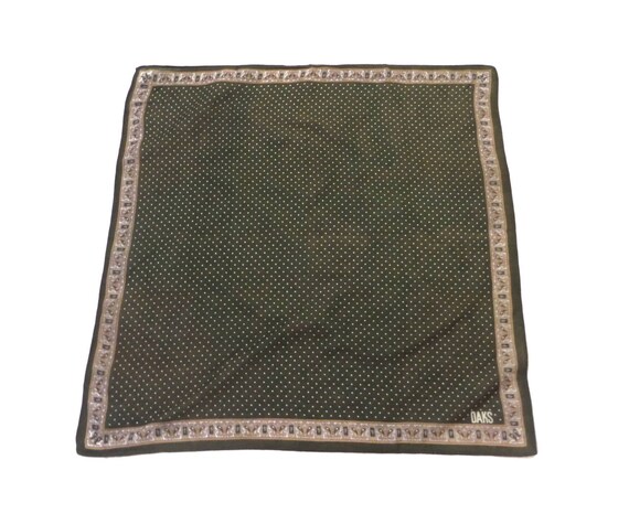 Hot Sale Rare Vintage Daks London handkerchief / neck… - Gem