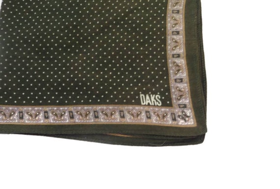 Hot Sale Rare Vintage Daks London handkerchief / neck… - Gem