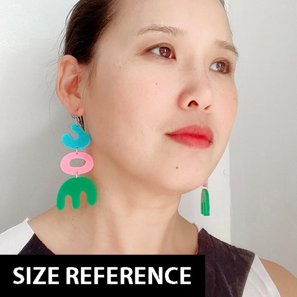 Acrylic Cutout Organic Shape Inspired Earrings // Artsy // Accessory ...