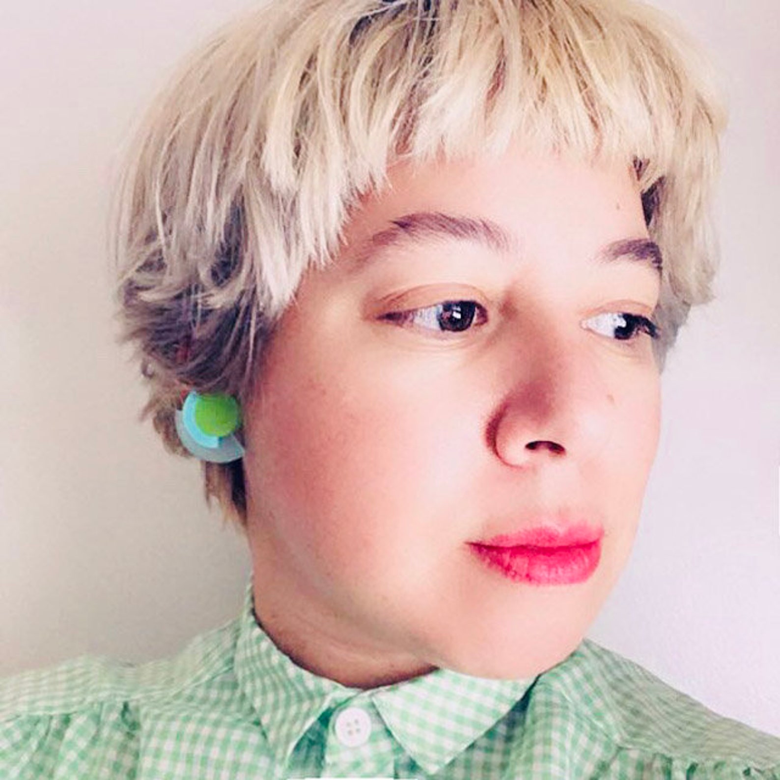 Acrylic Geometric Post Modern Inspired Earrings // Accessory ...