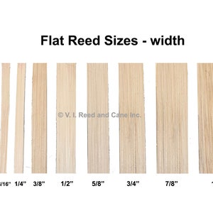 1/2” Flat Reed - 1 Pound- Approximately 160 Ft. - Etsy