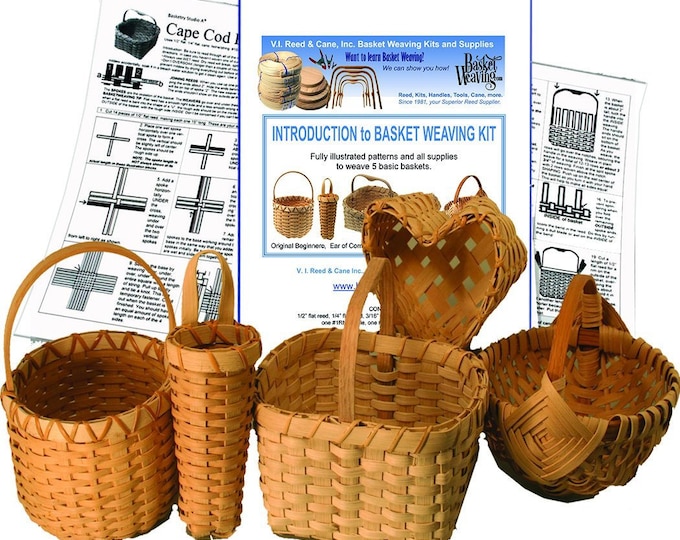Introduction to Basket Weaving Kit for 5 Baskets - Etsy