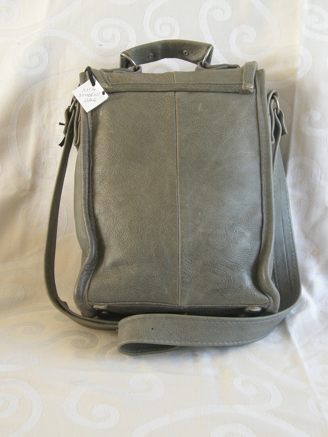 Student Leather Bag - Etsy