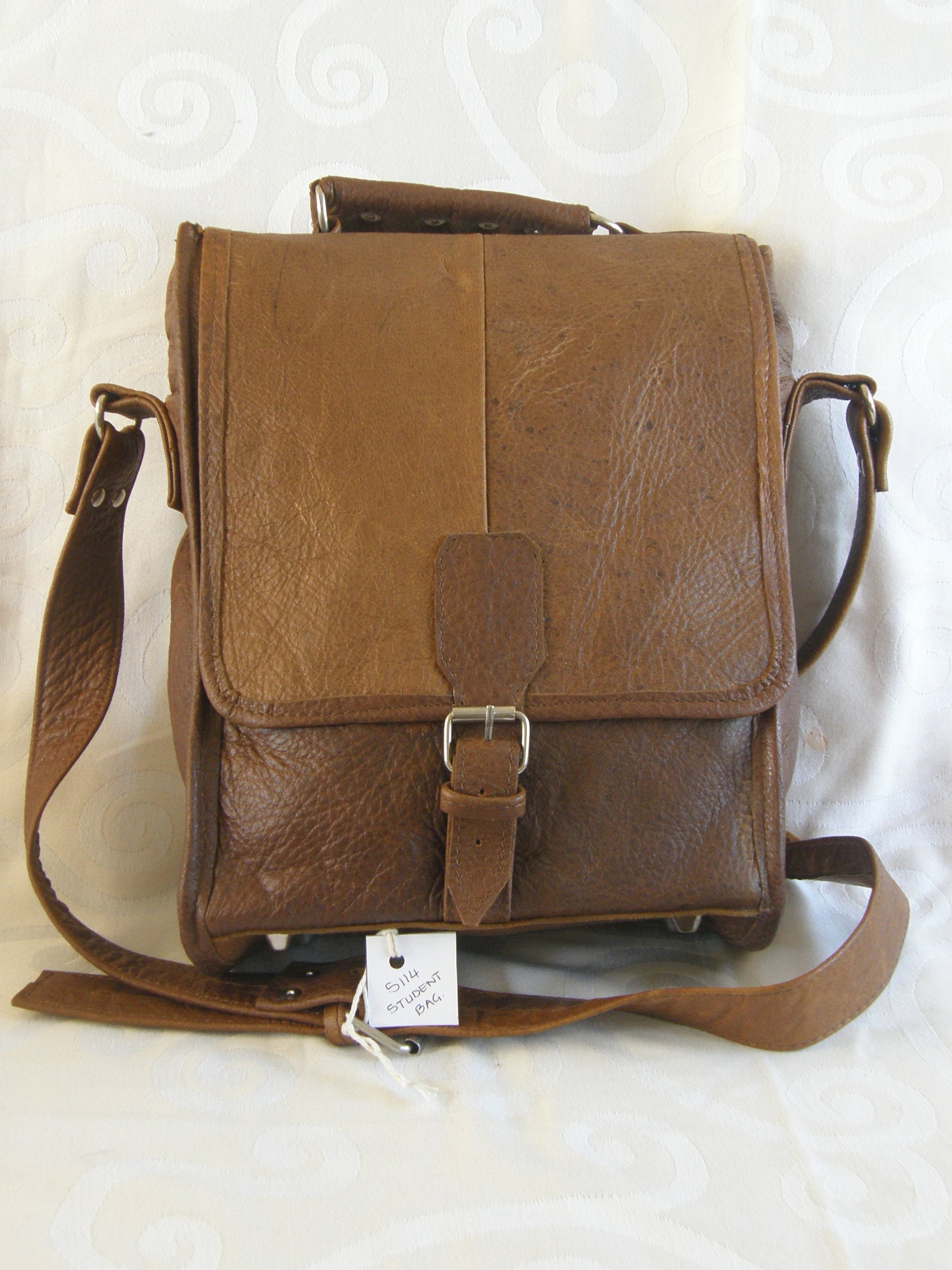 Student Leather Bag - Etsy