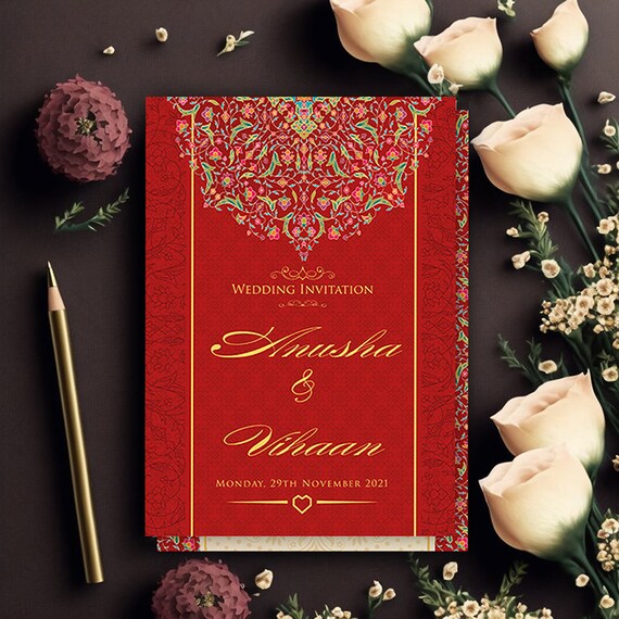 Hindu Wedding Invitation Borders Page 65 | Retro Marriage Border