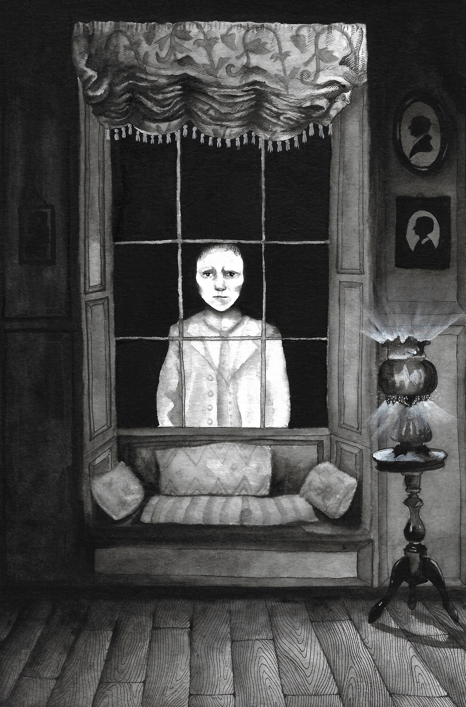 Peter Quint at the Window Ghost Story Greeting Card - Etsy UK