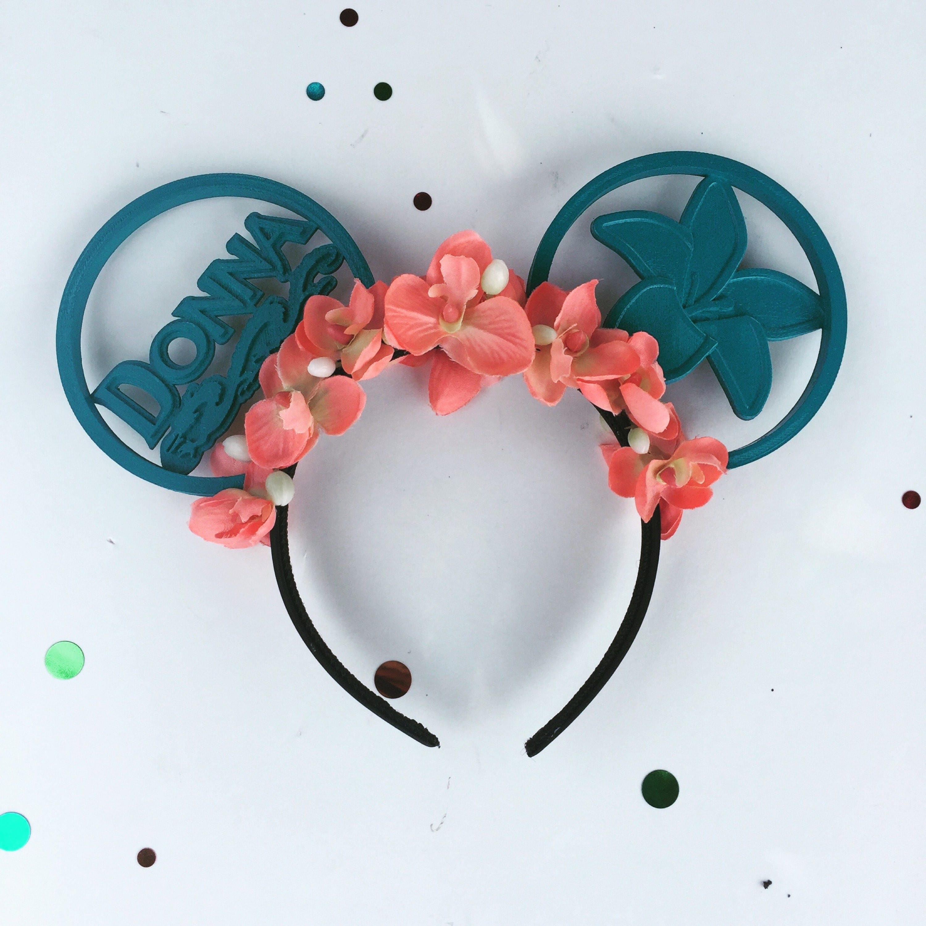 Custom Name 3D Printed Mickey Ears Non Interchangeable - Etsy