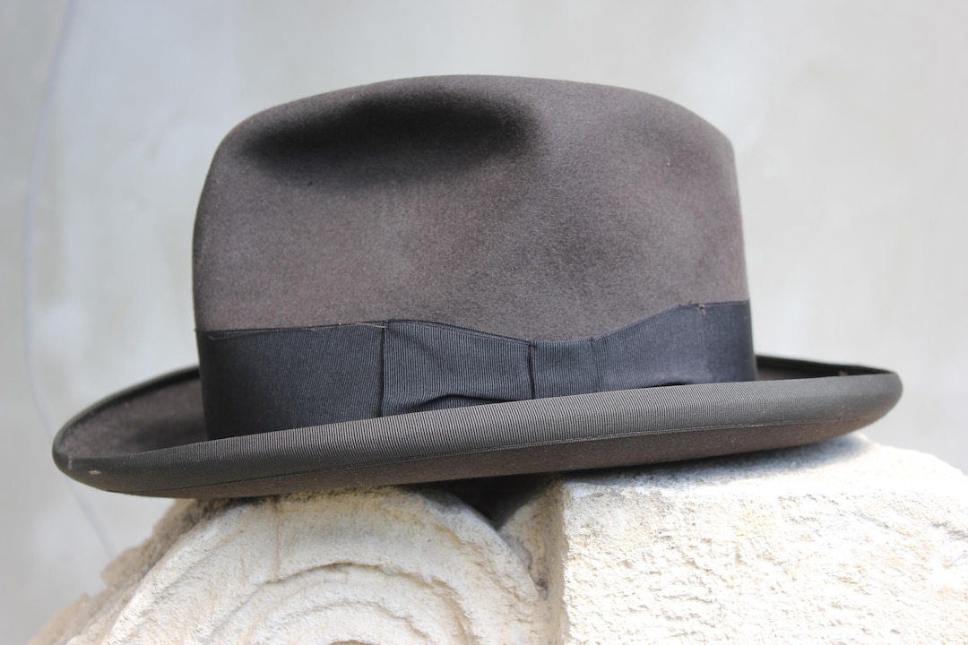 Rare Italian Borsalino Fedora Hat, High Quality Wool Felt Trilby ...