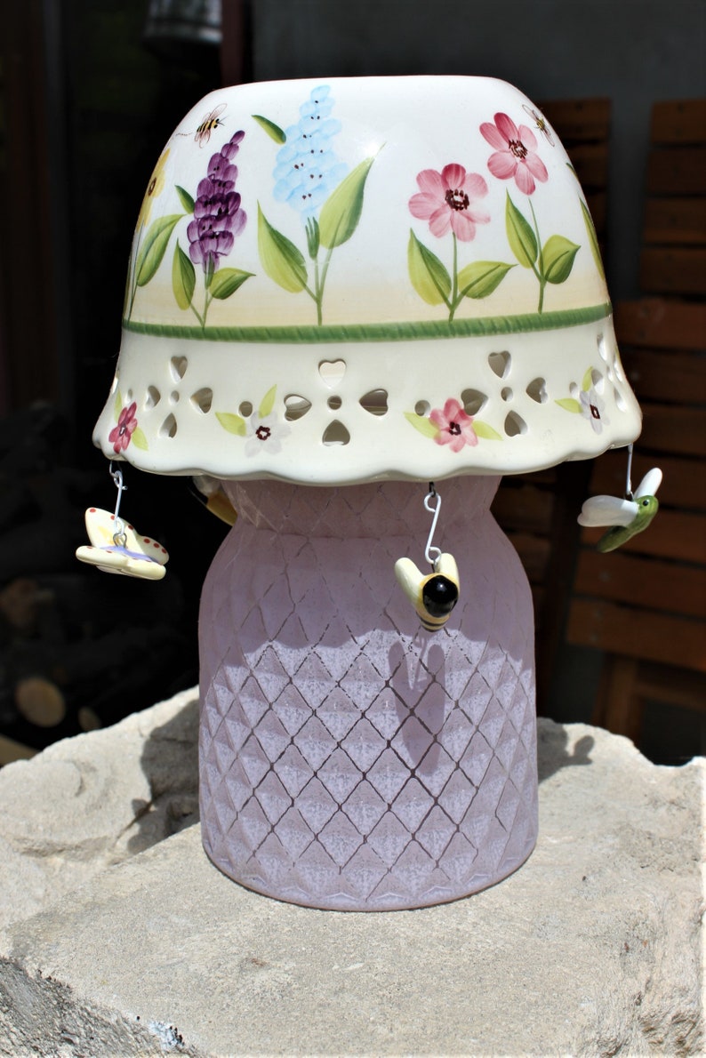 Vintage Ceramic Candle Shade Candle Topper Candle Cover - Etsy
